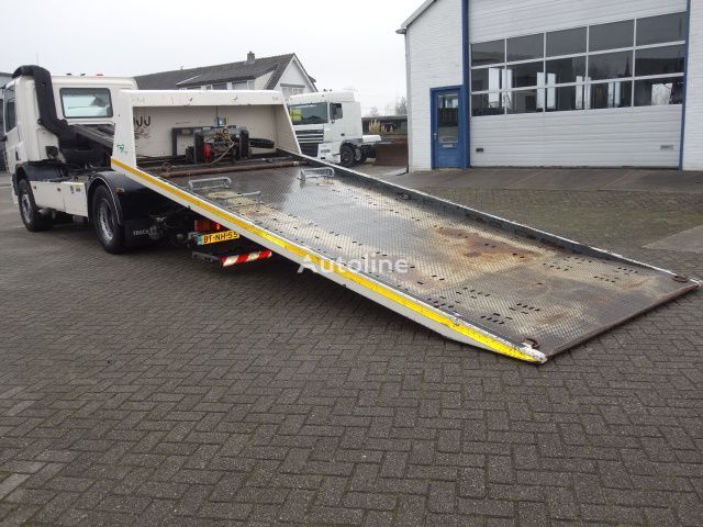 DAF CF 75 falkom plateau met lepel car transporter for sale Netherlands ...