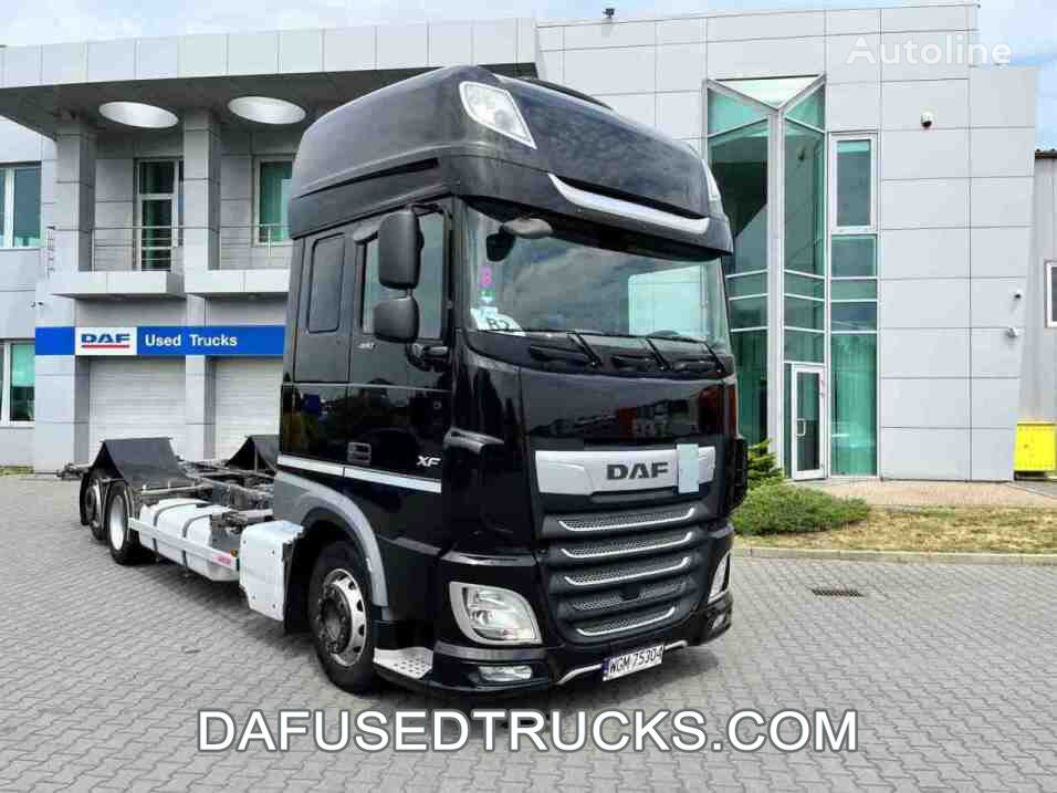 DAF FAR XF480 LOWDECK chassis truck for sale Poland Sobiekursk ...