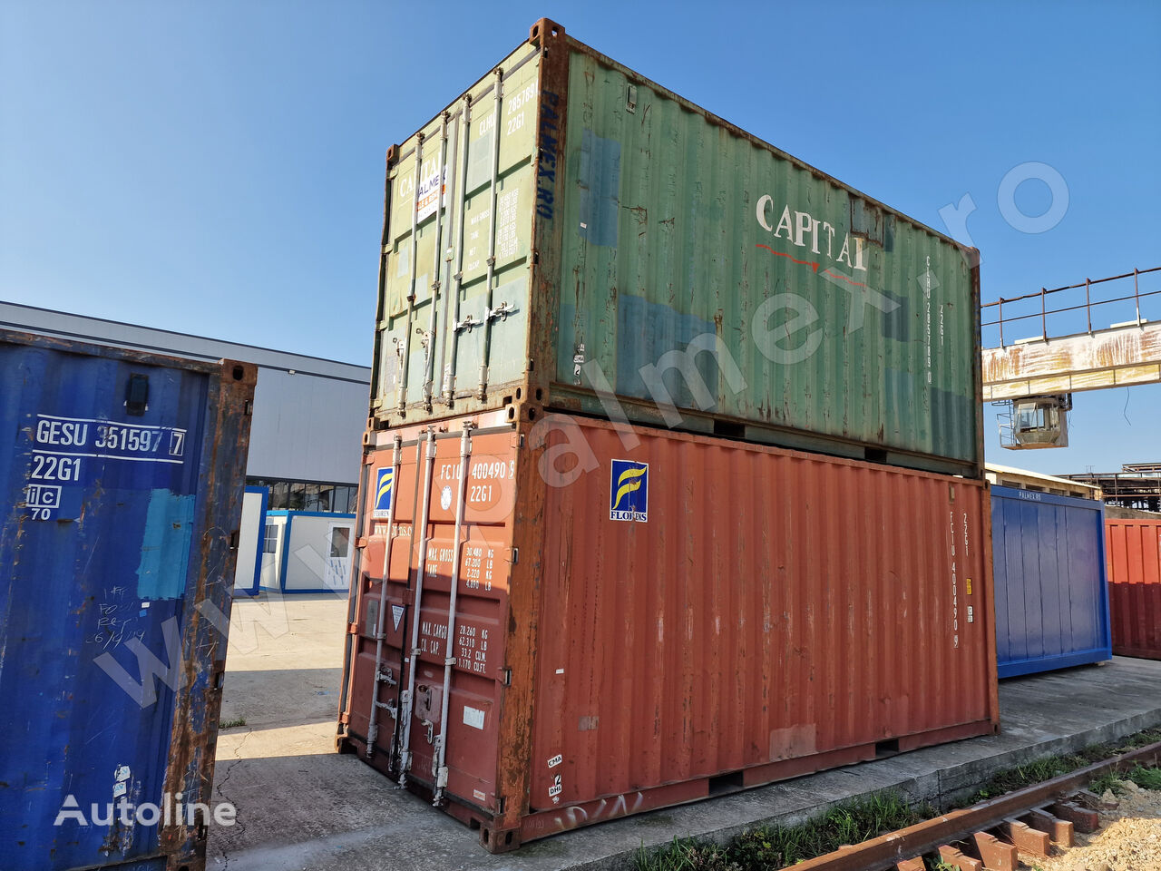 Maritim 20 Double Door 20ft container for sale Romania Galați, NR30149