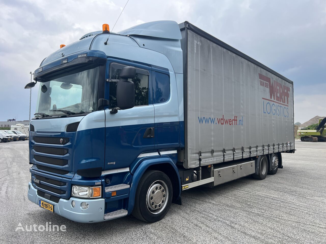 Scania R410 Highline 6x2 Euro 6 curtainsider truck for sale Netherlands ...