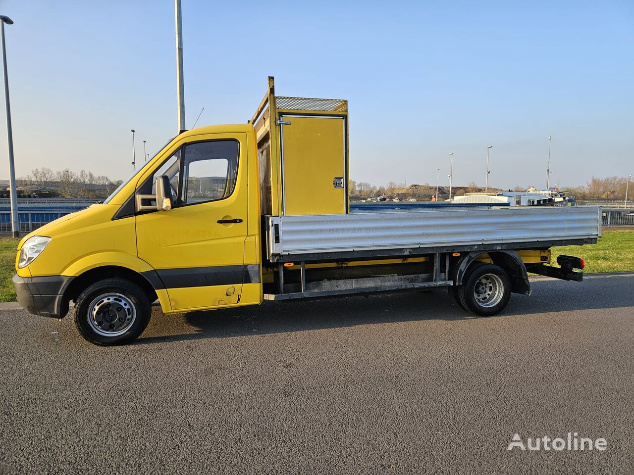 Mercedes-Benz SPRINTER 515 flatbed truck for sale Belgium Gent, DR39194