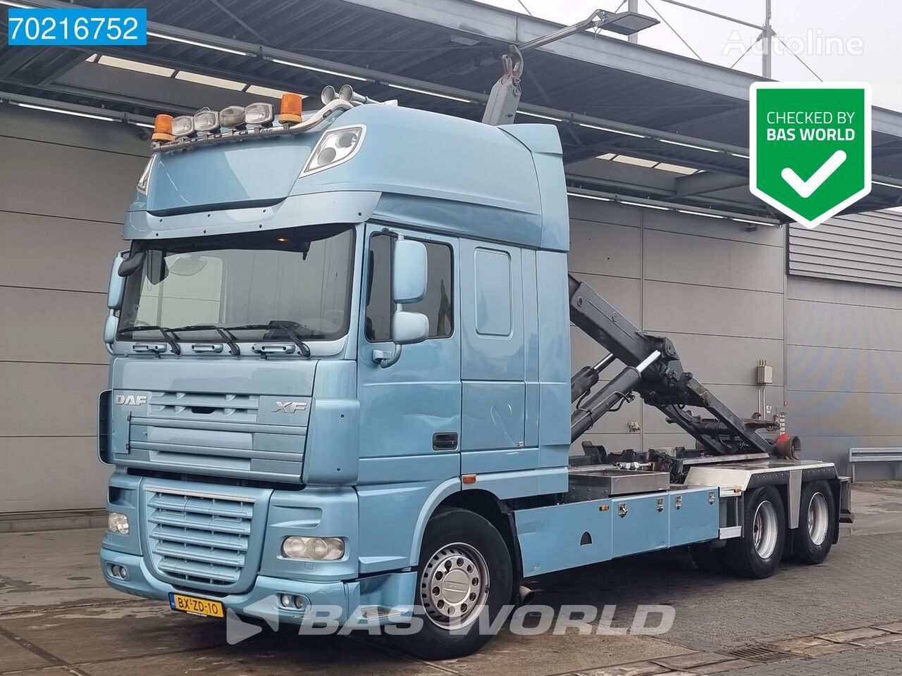 DAF XF105.460 6X2 NL-Truck Hiab XR26S61 Manual Liftachse Euro 5 hook ...