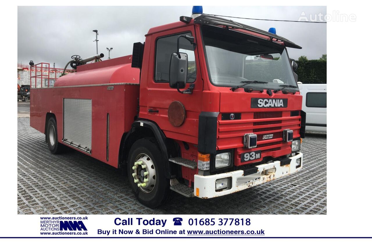 Scania 93M 4X2 17 TON ANGLOCO BODY FOAM CANNON / FIRE TENDER fire truck ...