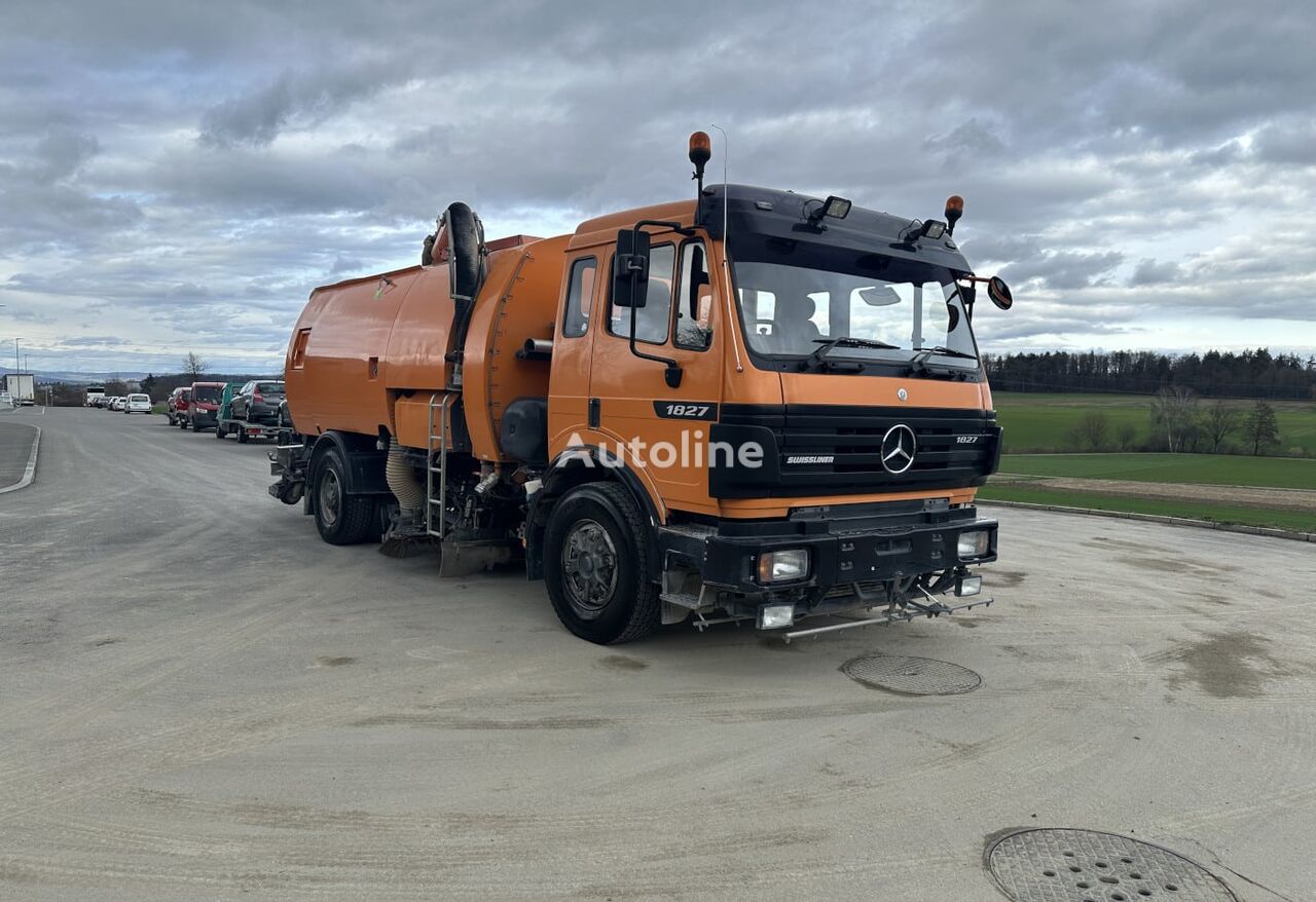 Mercedes-Benz 1827 road sweeper for sale Switzerland Oberhasli, XK39134