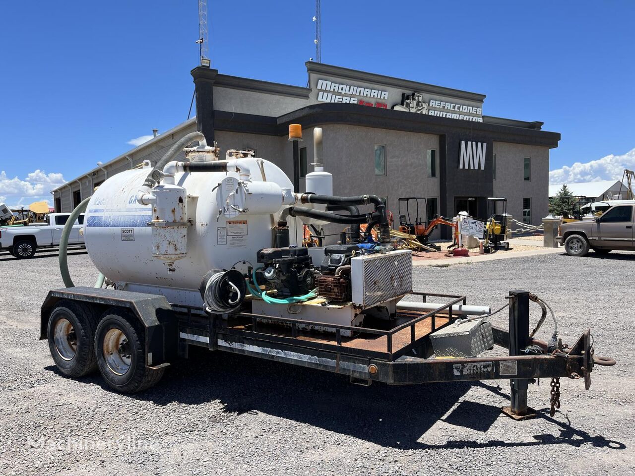 Vactor VACSTAR 800GX vacuum trailer for sale Mexico Chihuahua, XE40888