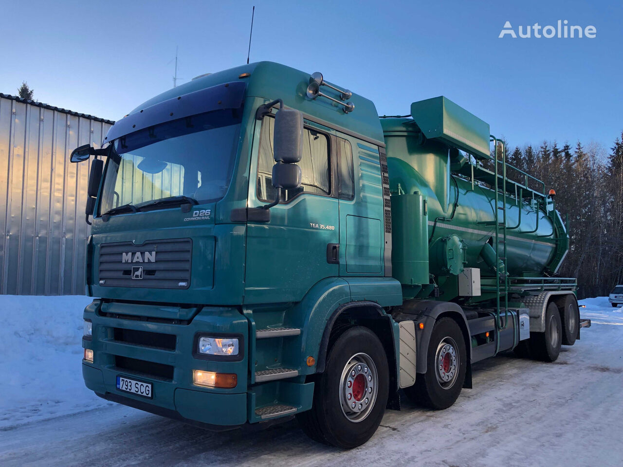 MAN TGA 35.480 vacuum truck for sale Estonia Rapla, YW38093 MAN TGA 35.480 vacuum truck for sale Estonia Rapla, YW38093