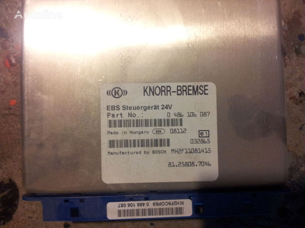 MAN TGA, TGX, TGS, TGM, TGL, Electronic brake system 5/8 FULL EBS, E ...