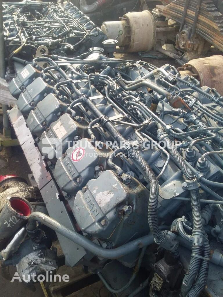 MAN marine V12 engine, 12 cylinder D2842LE620, D2842 type, D2842LE, MAN ...