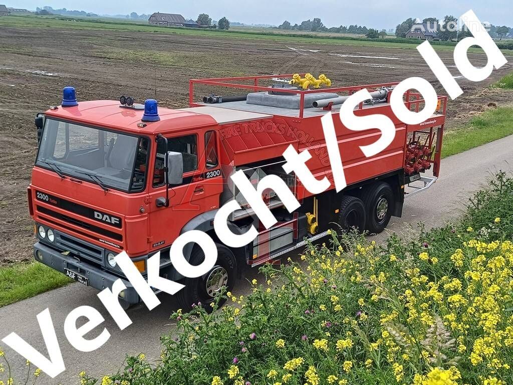DAF 2300 Brandweer, Firetruck, Feuerwehr SVM 10.000L tanker truck for ...