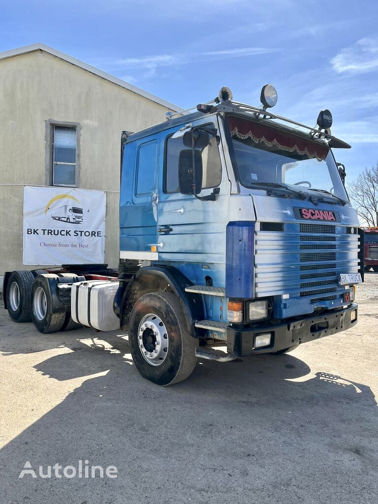 SCANIA 143, 450, 6x4 full spring tractor unit for sale Poland Złotow ...