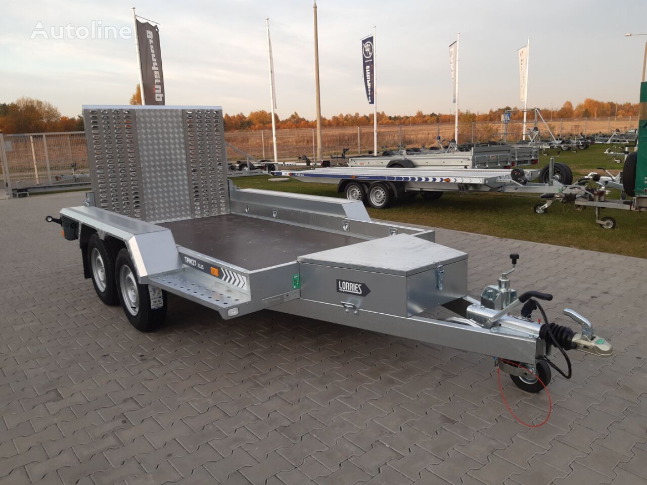 LORRIES TPM27 311x155 cm GVW 2700kg machine transporter excavator ...