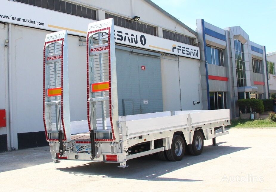 FESAN DRAWBAR TRAILER WITH CENTRAL AXLES platform trailer for sale ...
