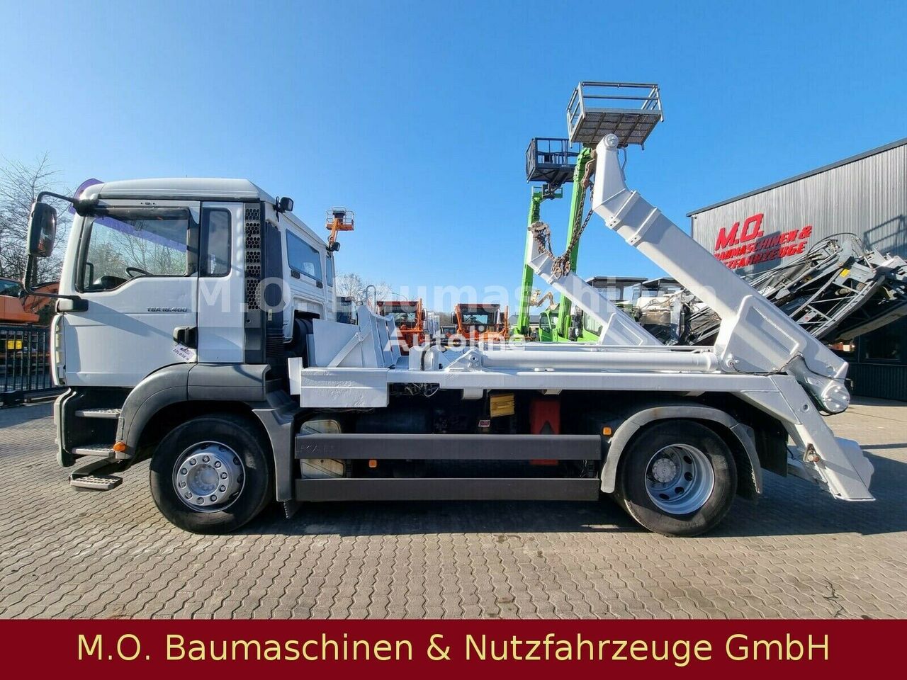 MAN TGA 18.400 BL skip loader truck for sale Germany Saarlouis, MG28519