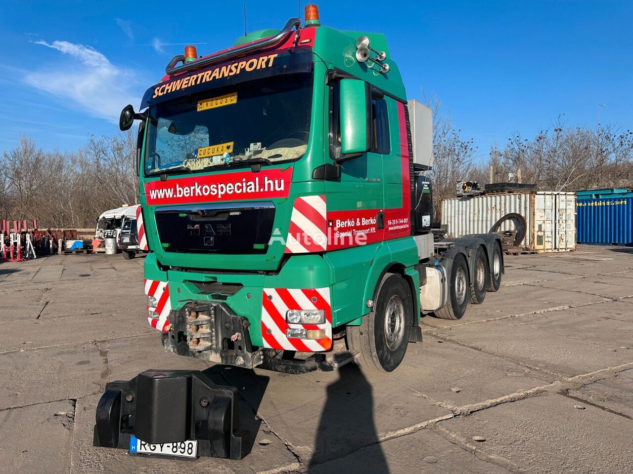 MAN TGA 41.540 8x4 truck tractor for sale Hungary Kisigmand, UN38788